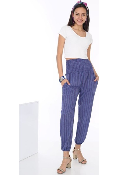 Uzman Tekstil Otantik Buldan Bezi&şile Bezi Gipeli Cepli Şalvar