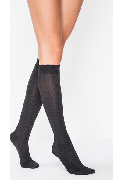 Penti Siyah Seyahat Çorabı