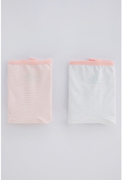 Penti Çok Renkli Kız Çocuk Flat Stripe 2'li Boxer Penti Çok Renkli Kız Çocuk Flat Stripe 2'li Boxer