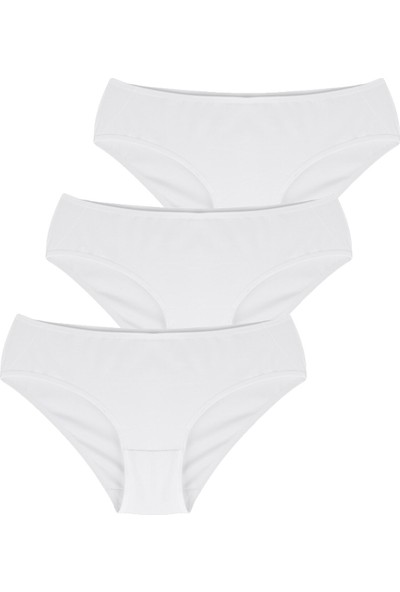 Penti Beyaz Cover Slip Külot 3'lü Paket Penti Beyaz Cover Slip Külot 3'lü Paket