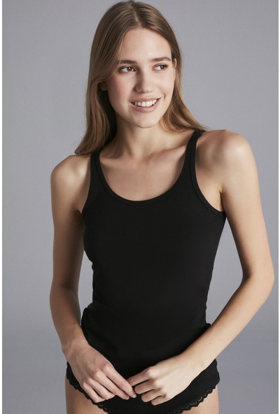 Penti Siyah Hot Tech Basic Thermal K Askılı Atlet Penti Siyah Hot Tech Basic Thermal K Askılı Atlet