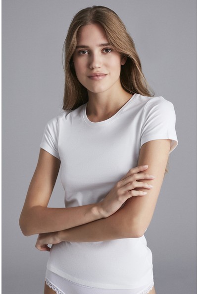 Penti Beyaz Hot Tech Basic Thermal Tshirt Penti Beyaz Hot Tech Basic Thermal Tshirt