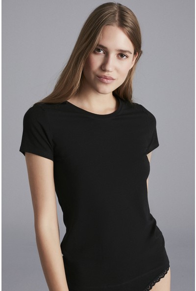 Penti Siyah Hot Tech Basic Thermal Tshirt Penti Siyah Hot Tech Basic Thermal Tshirt