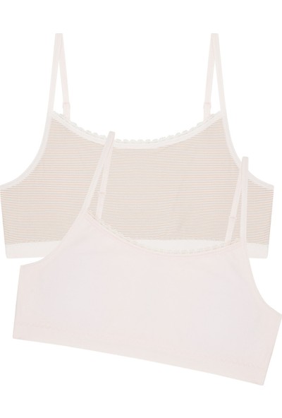 Penti Çok Renkli Teen Latte Seamless 2'li Yarım Atlet