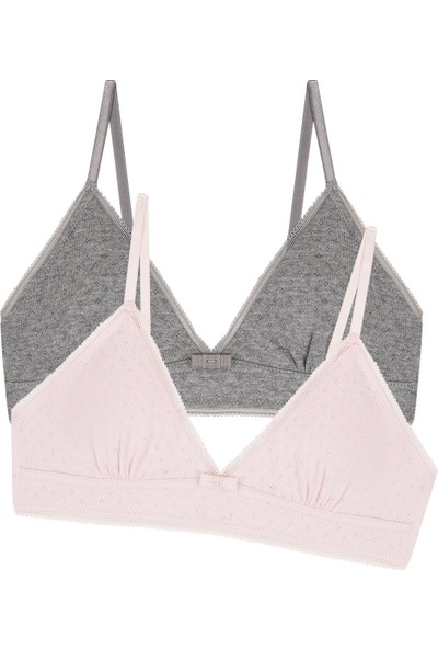 Penti Gri Melanj My First Bra Pointel 2'li Penti Gri Melanj My First Bra Pointel 2'li
