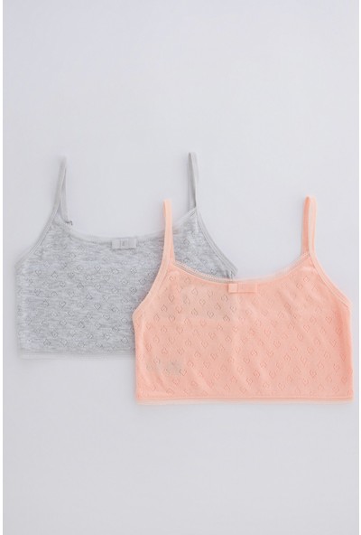 Penti Çok Renkli Teen Pointel 2'li Yarım Atlet Penti Çok Renkli Teen Pointel 2'li Yarım Atlet