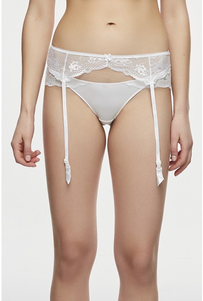 Penti Optik Beyaz Wow Lace Jartiyer Penti Optik Beyaz Wow Lace Jartiyer