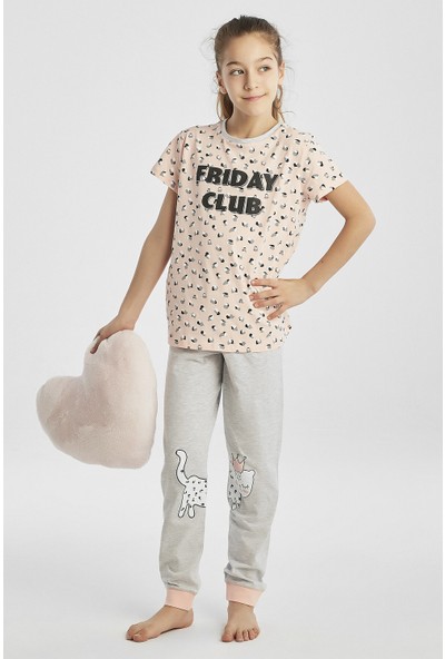 Penti Çok Renkli Teen Friday 2'li Pijama Takımı Penti Çok Renkli Teen Friday 2'li Pijama Takımı
