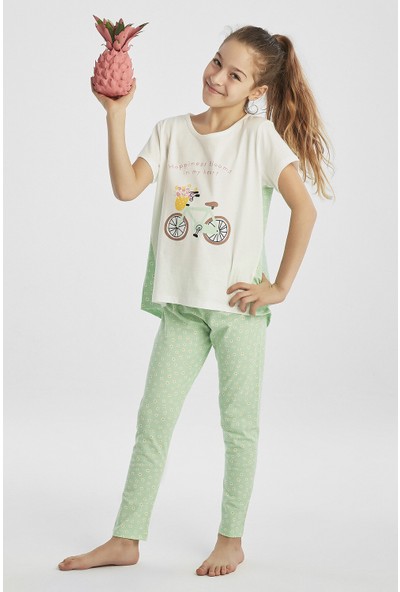 Penti Çok Renkli Teen Happiness 2'li Pijama Takımı Penti Çok Renkli Teen Happiness 2'li Pijama Takımı