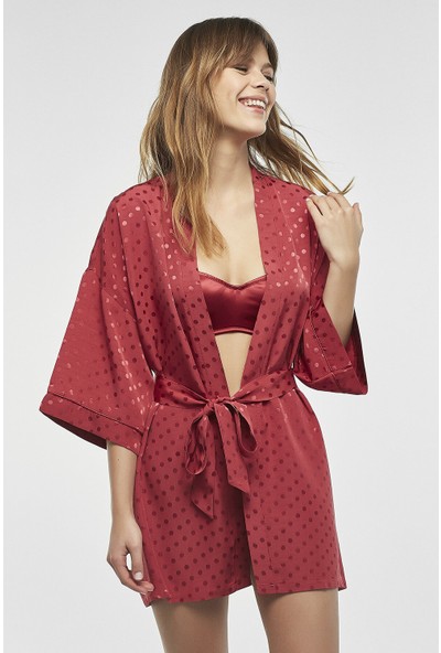 Penti Kırmızı Rouge Sabahlık