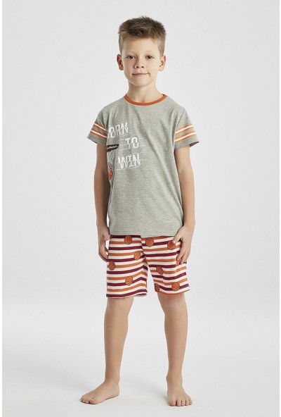 Penti Çok Renkli Erkek Çocuk Basketball 3D 2'li Pijama Takımı