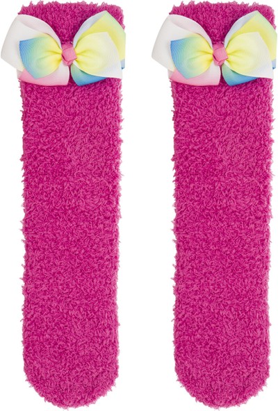 Penti Fuşya Kız Çocuk Big Bow Soket Çorap