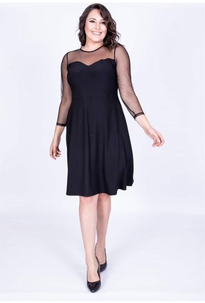 Myline Damla Yaka Elbise File Garnili 35130 Myline Damla Yaka Elbise File Garnili 35130