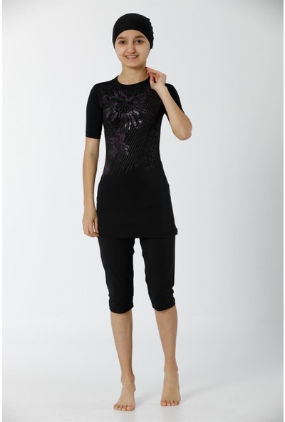 Akbeniz Kız Çocuk Taytlı Likralı Tesettür Mayo 28113 Akbeniz Kız Çocuk Taytlı Likralı Tesettür Mayo 28113