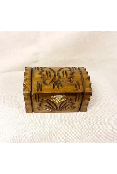 Hakkak Oyma Sandık - Çizgi Motif