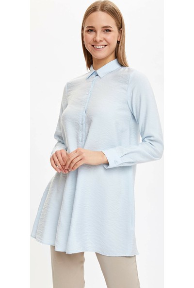 DeFacto Relax Fit Dokuma Tunik N0349AZ20SM