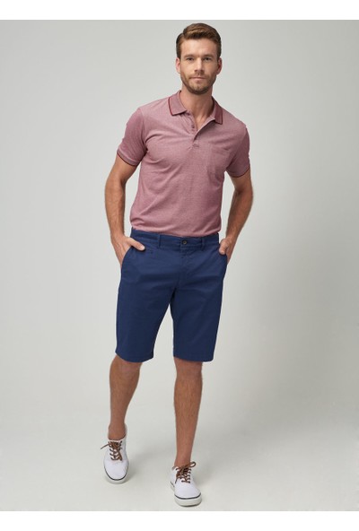 Altınyıldız Classics Slim Fit Yan Cep Casual Desenli Bermuda Şort