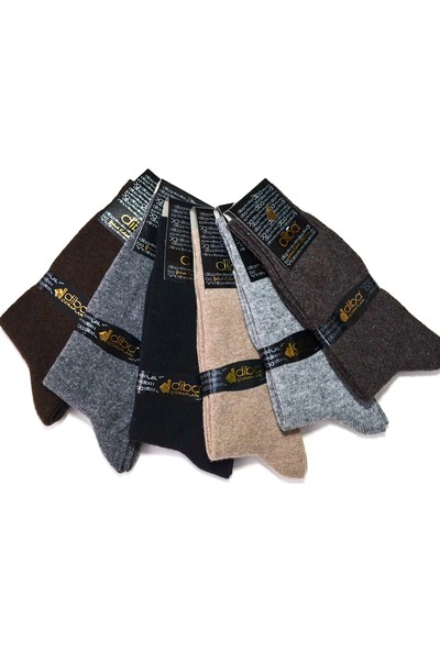 Diba 6 Adet Lambswool Yün Kışlık Erkek Çorap Diba 6 Adet Lambswool Yün Kışlık Erkek Çorap