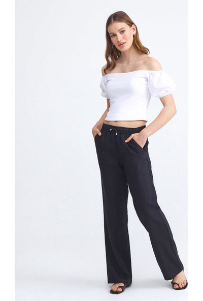 Xint Keten Rahat Kesim Pantolon