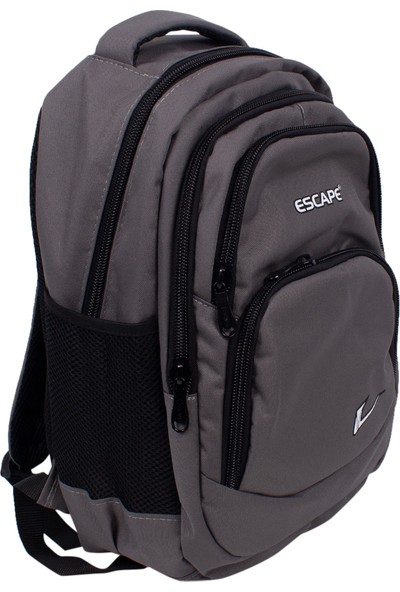 Escape 333 Laptop Bölmeli Okul Sırt Çantası Gri