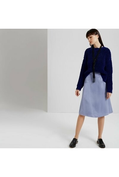 Yargıcı Yanları Katlamalı Etek