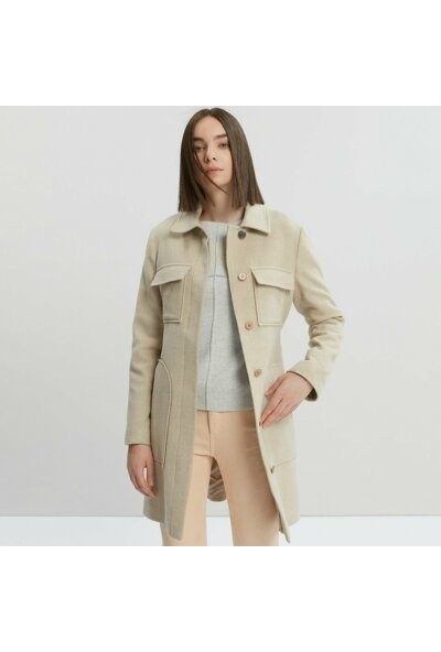 Yargıcı Cepli Uzun Palto