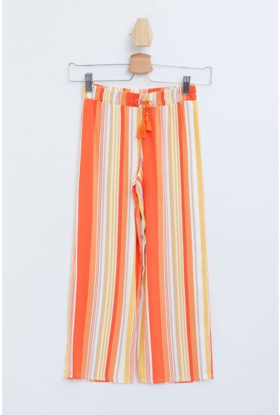 DeFacto Kız Çocuk Relax Fit Renk Bloklu Pantolon M8554A620SP