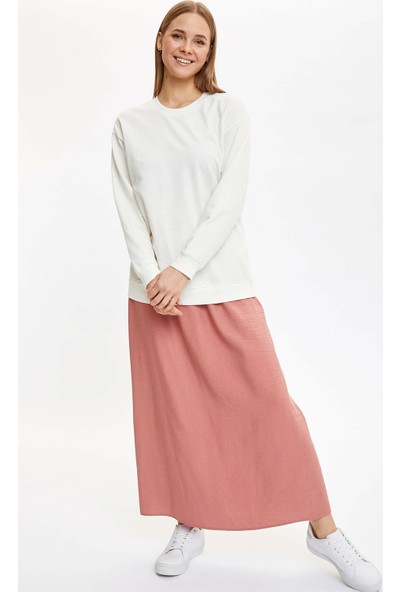 DeFacto Regular Fit Dokuma Etek N7849AZ20SP