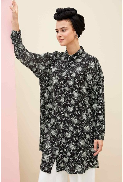 DeFacto Relax Fit Dokuma Tunik R0217AZ20SP