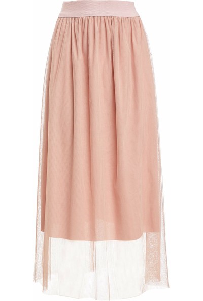 DeFacto Regular Fit Polyester Örme Etek R6025AZ20SP DeFacto Regular Fit Polyester Örme Etek R6025AZ20SP