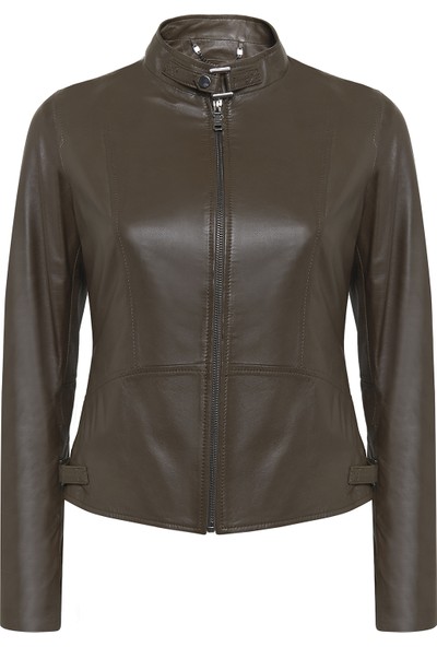 Desa Paride Kadın Deri Basic Ceket Desa Paride Kadın Deri Basic Ceket