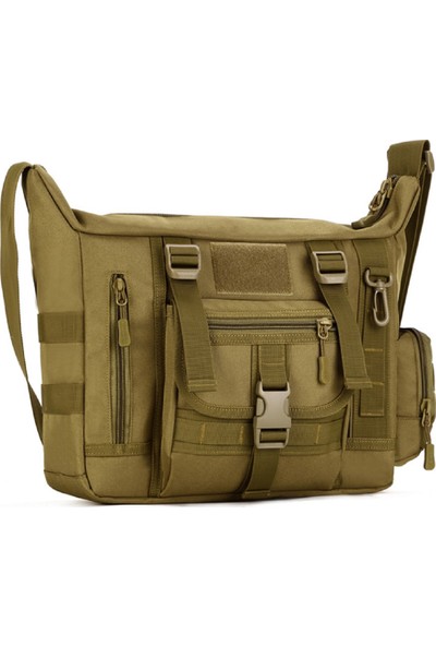 K&M King Men 2022 Trend Su Geçirmez 14 Inc Ebatlı Omuz Askılı Postacı Tasarım Çanta