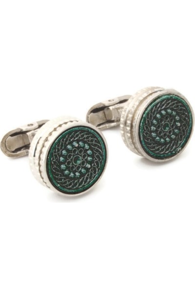 Ocean Pole Yeşil Çeşme Kol Düğmesi Ocean Pole Yeşil Çeşme Kol Düğmesi