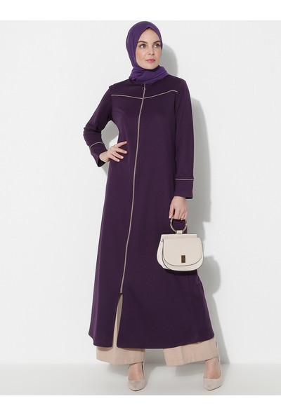 Miss Cazibe Kadın Fermuarlı Ferace