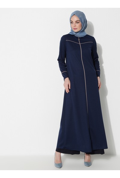 Miss Cazibe Kadın Fermuarlı Ferace