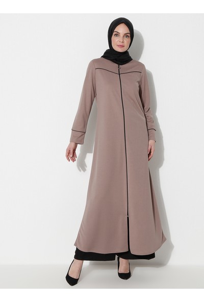 Miss Cazibe Kadın Fermuarlı Ferace