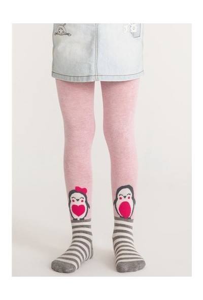 Penti Kız Çocuk Penguin Family Külotlu Çorap