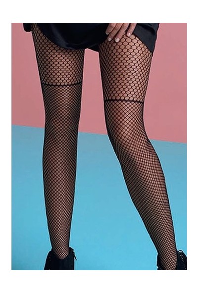 Penti Chick Desenli File Külotlu Çorap Penti Chick Desenli File Külotlu Çorap