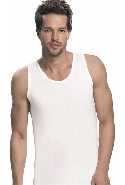 NBB Desensiz Kalın Askılı Koton / Pamuklu Erkek Atlet 701