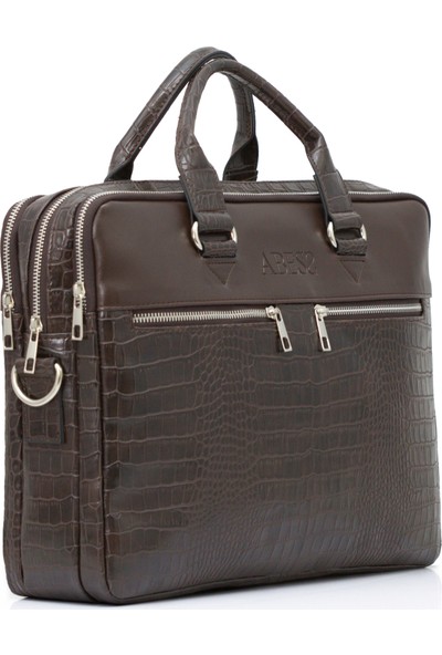 Abess Evrak Çanta , Kullanışlı 3 Bölmeli Evrak Çantası , Laptop Bölmeli