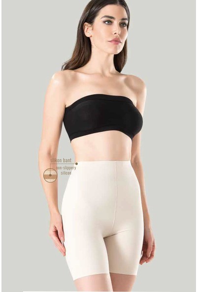 Miss Fit Mideli Lazer İz Yapmaz Kadın Kısa Paçalı Korse 14001