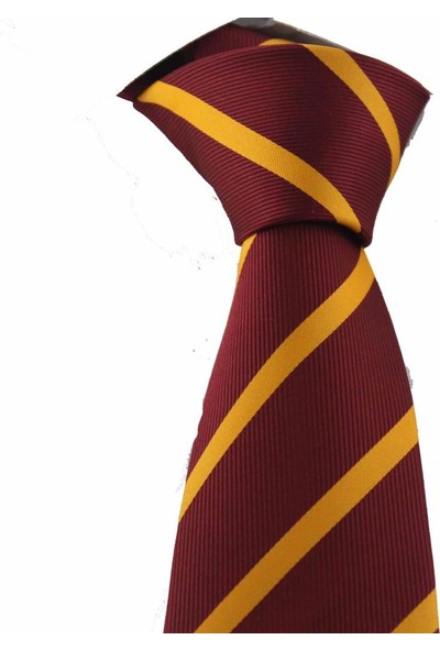 Brianze Sarı Kırmızı Çizgili Kravat Gs-1 Brianze Sarı Kırmızı Çizgili Kravat Gs-1