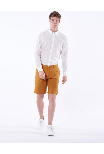 Dufy Düz Erkek Short - Slim Fit