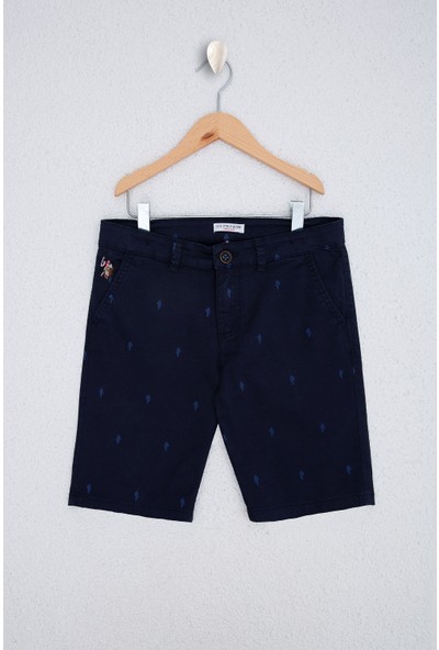 U.S. Polo Assn. Erkek Çocuk Dokuma Capri Bermuda 50198865-VR033 U.S. Polo Assn. Erkek Çocuk Dokuma Capri Bermuda 50198865-VR033