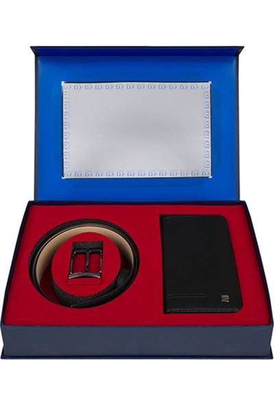 D's Damat Kemer Deri Cüzdan Set