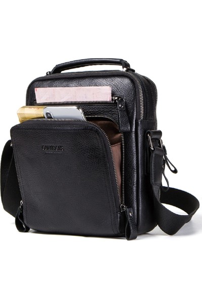 Contacts Prestige Serie Eskitme Deri Postacı Çanta - Mazara Contacts Prestige Serie Eskitme Deri Postacı Çanta - Mazara