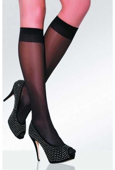 Oral Kadın 6'lı Paket Ince Diz Altı Çorap 40DEN 500