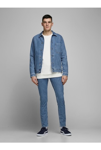 Jack & Jones Erkek Blue Denim Jeans