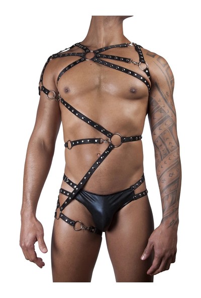 Angels Passion Erkek Fantazi Giyim Lastik Harness - Apftm65 Angels Passion Erkek Fantazi Giyim Lastik Harness - Apftm65