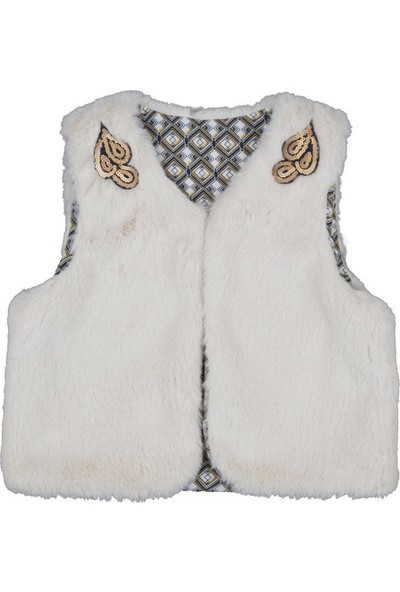 Bebepan 3321 Kız Çocuk Peluş Yelek